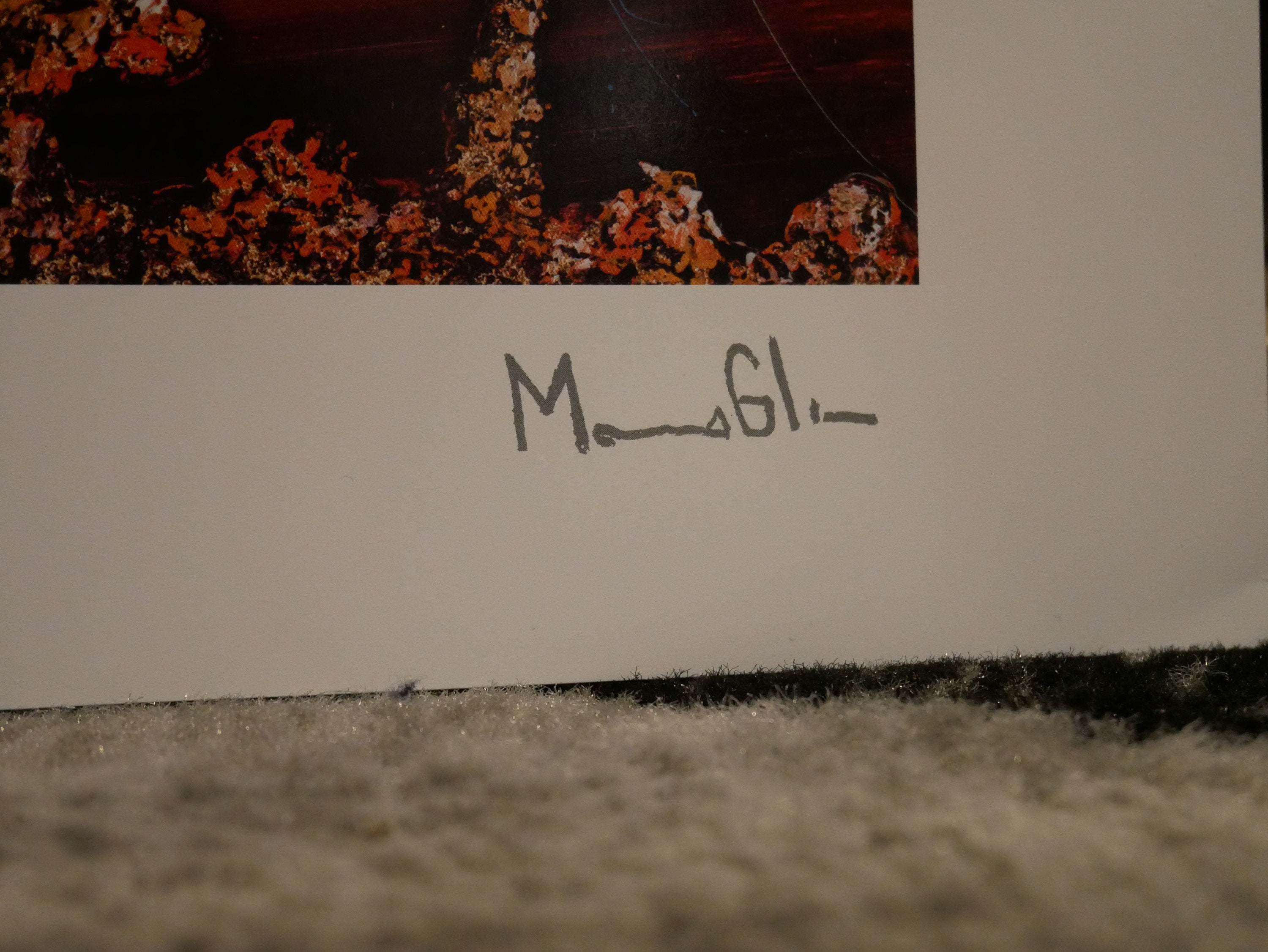 Marcus Glenn keys to the Soul red Art Lithograph With Spot Varnish ...
