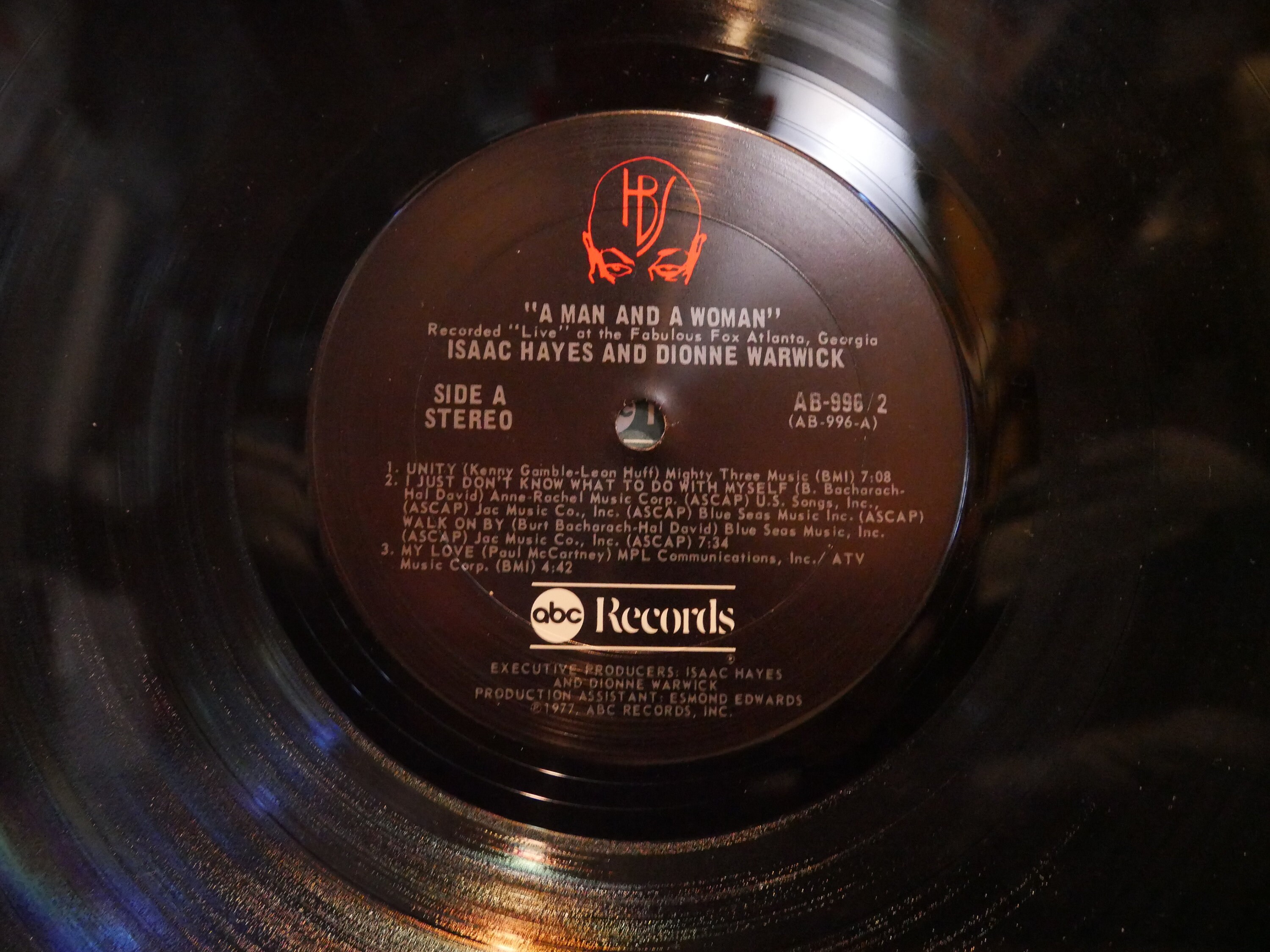 Isaac Hayes & Dionne Warwick "a Man and A Woman" Gatefold Vinyl Lps ...