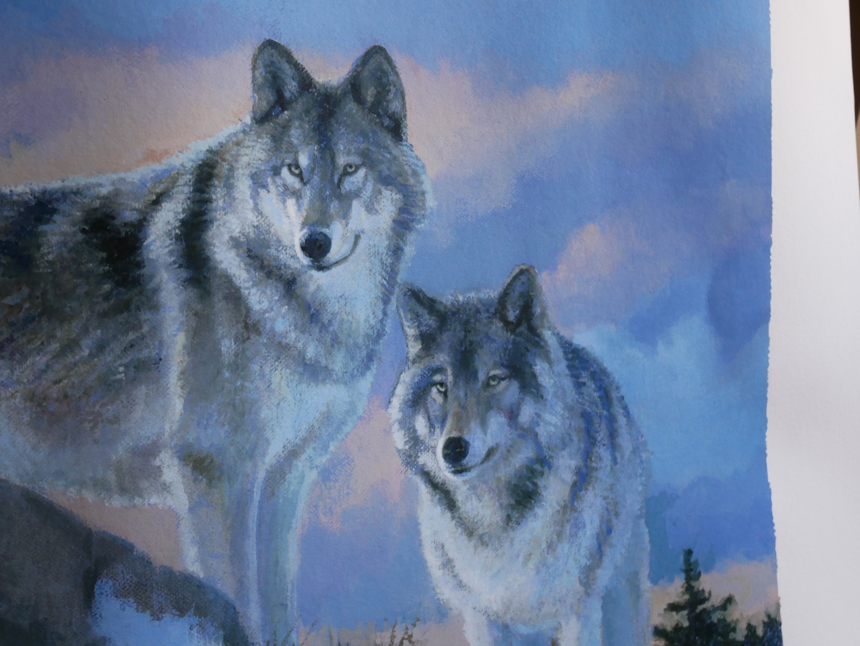 Pat Mcmanus twilight Hunters Giclee in Color on Paper. Hand Signed by ...