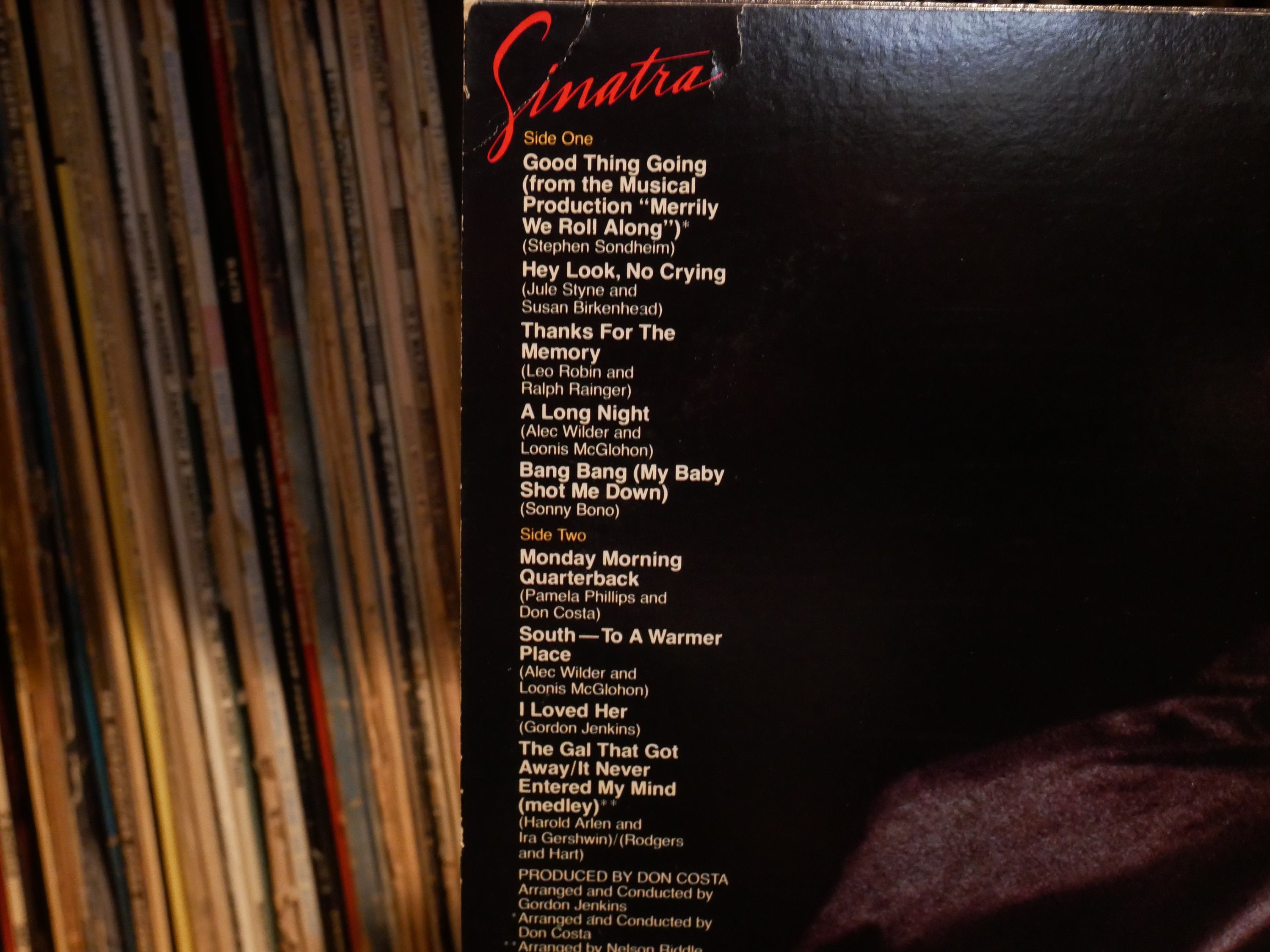 Vintage Vinyl: Frank Sinatra She Shot Me Down Vinyl LP Reprise Records ...