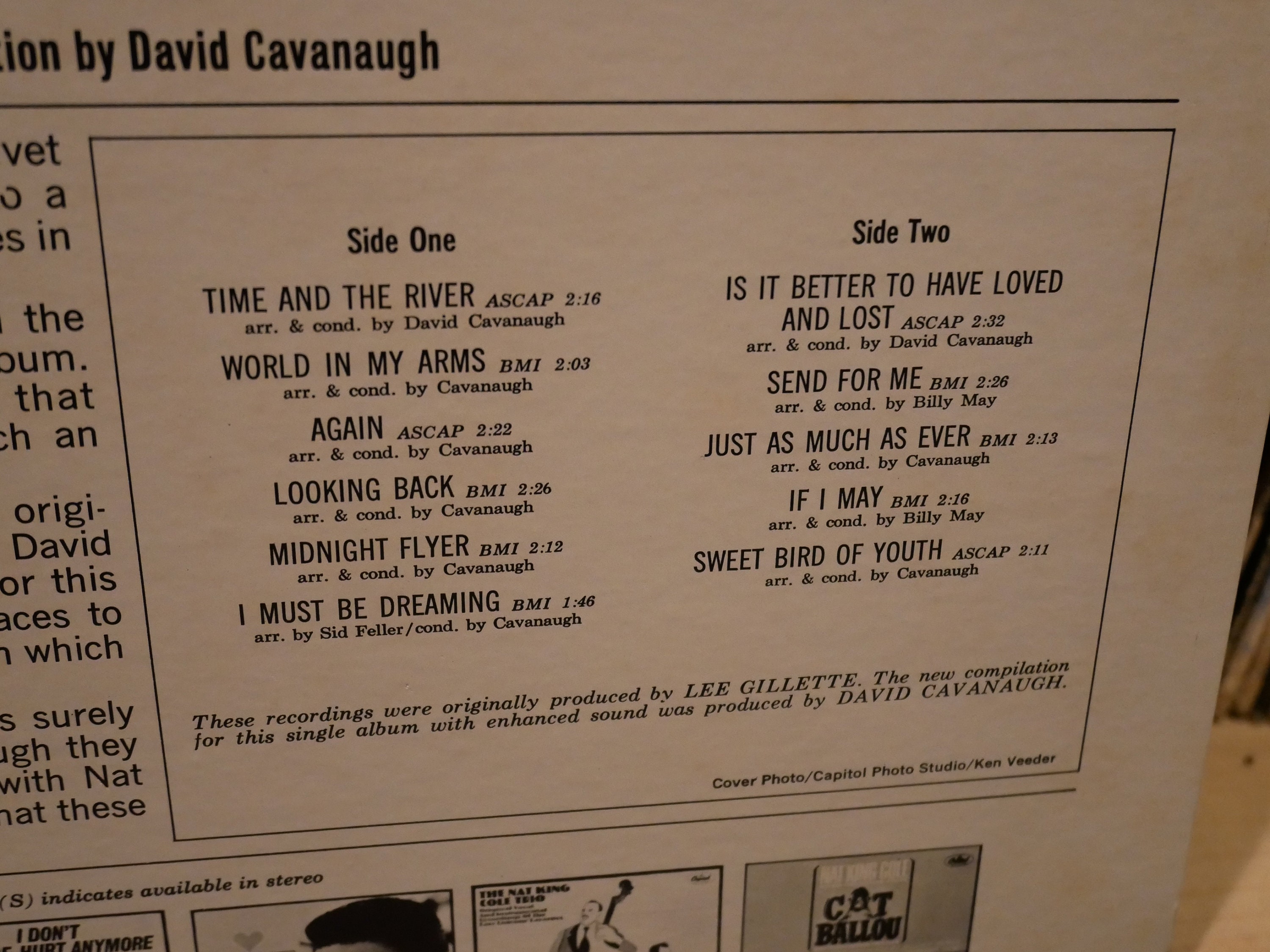 Vintage Vinyl: Nat king Cole Looking Back Vinyl LP - Etsy