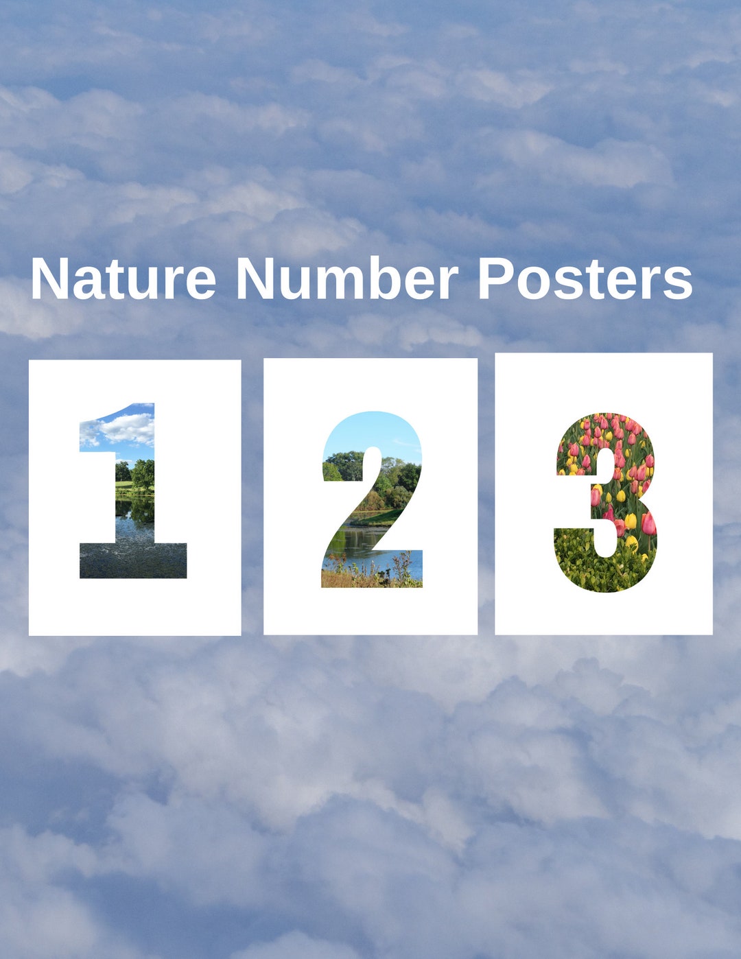 Nature Number Posters 1-20 - Etsy