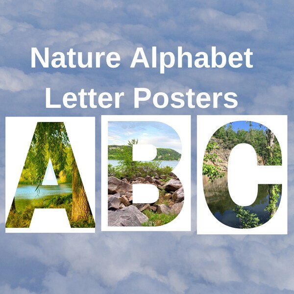 Nature Letter - Etsy