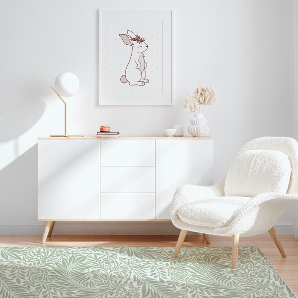 Sage Green Area Rug - Etsy