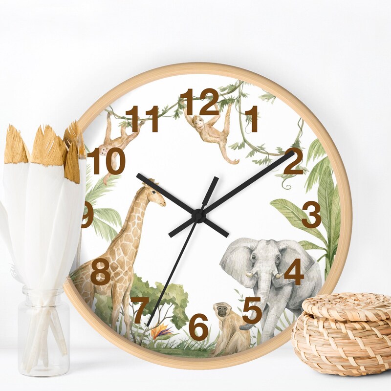 Kids Wall Clock - Etsy