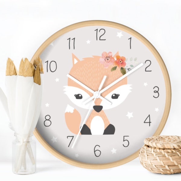Fox Clock - Etsy