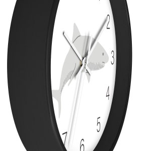 Shark Wall Clock Design Kids Minimalist Wall Clock Animals - Etsy