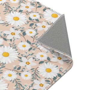 Daisy Rug, Poppies Flowers Kids Carpet, Scandinavian Design Carpet ...