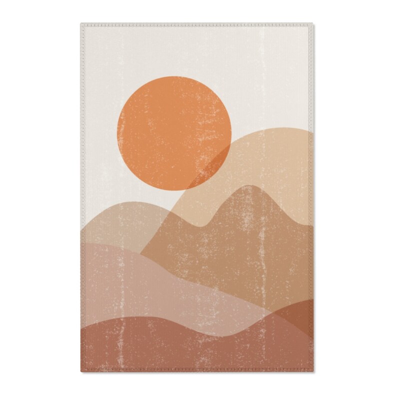 Warm Organic Tones Area Rugs Nursery Boho Carpet Neutral - Etsy