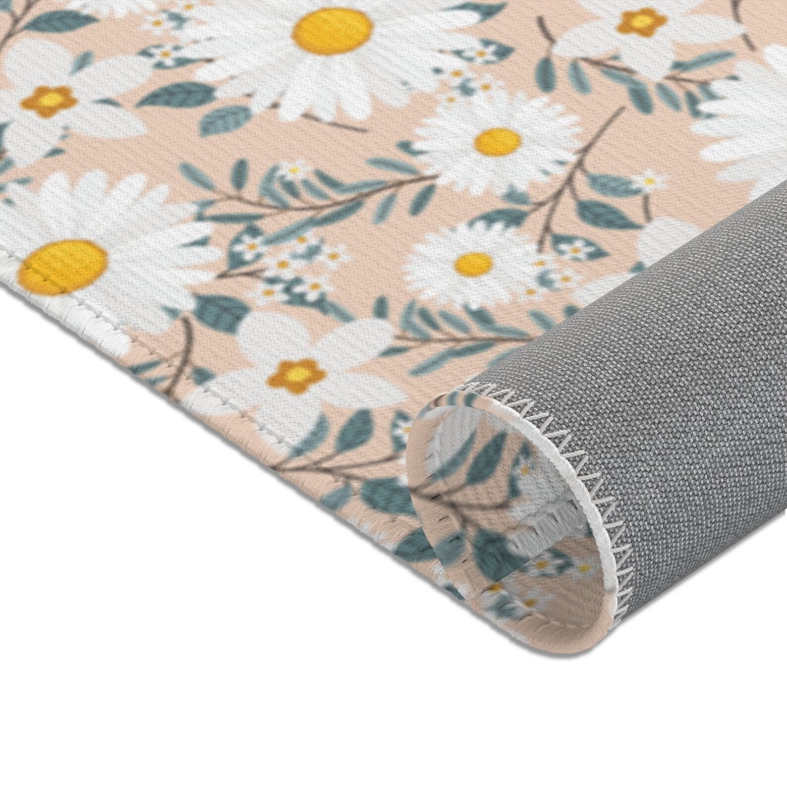 Daisy Rug Poppies Flowers Kids Carpet Scandinavian Design - Etsy