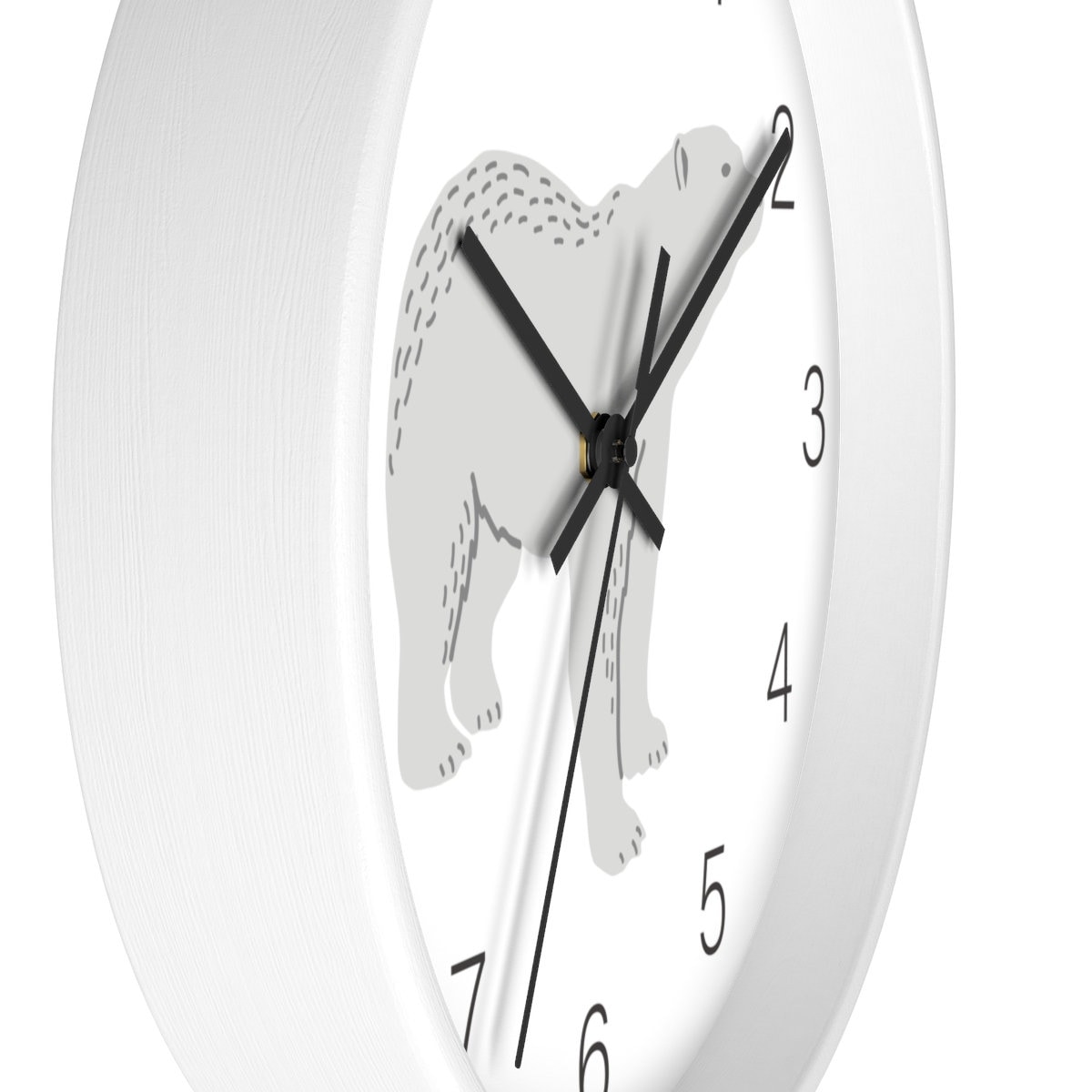 Polar Bear Wall Clock Design Kids Wall Clock Minimalist | Etsy