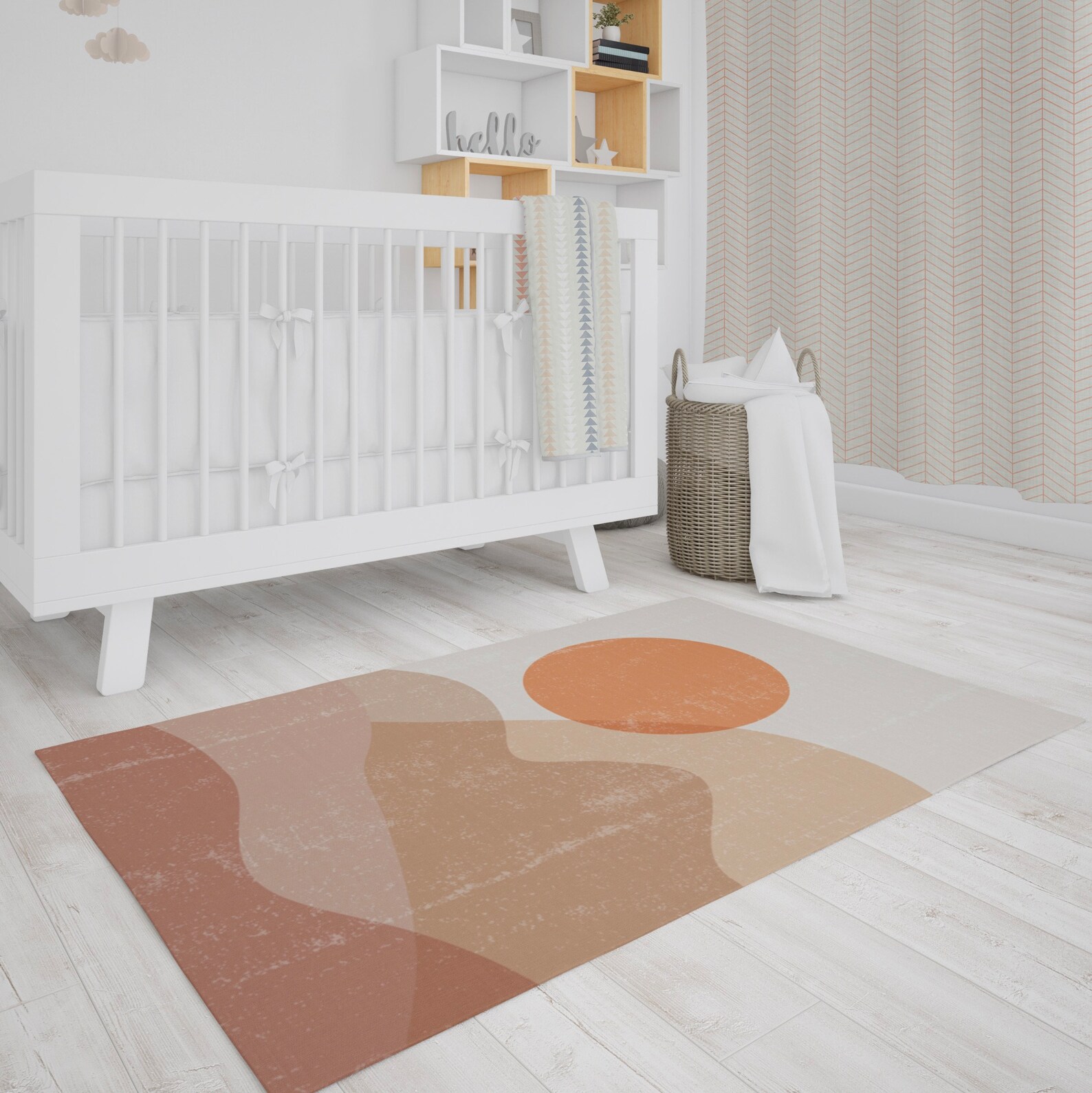 Warm Organic Tones Area Rugs Nursery Boho Carpet Neutral - Etsy