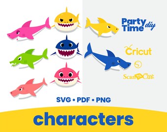 Baby shark printable | Etsy