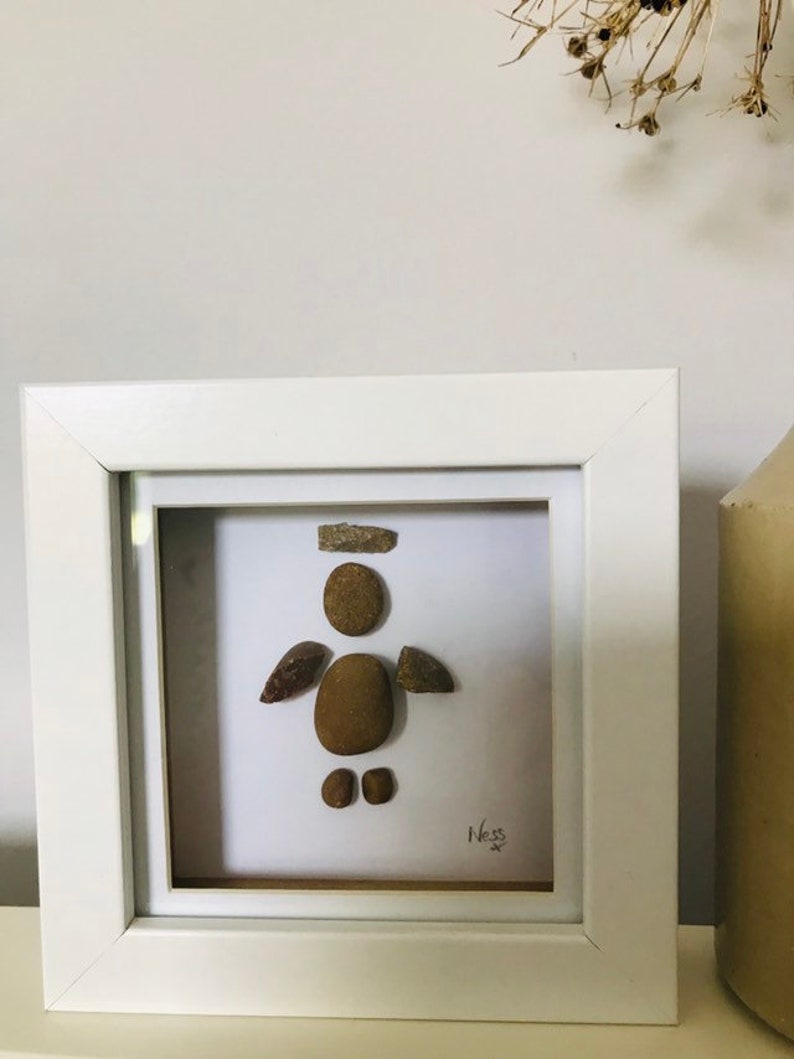 Pebble Art Angel - Etsy