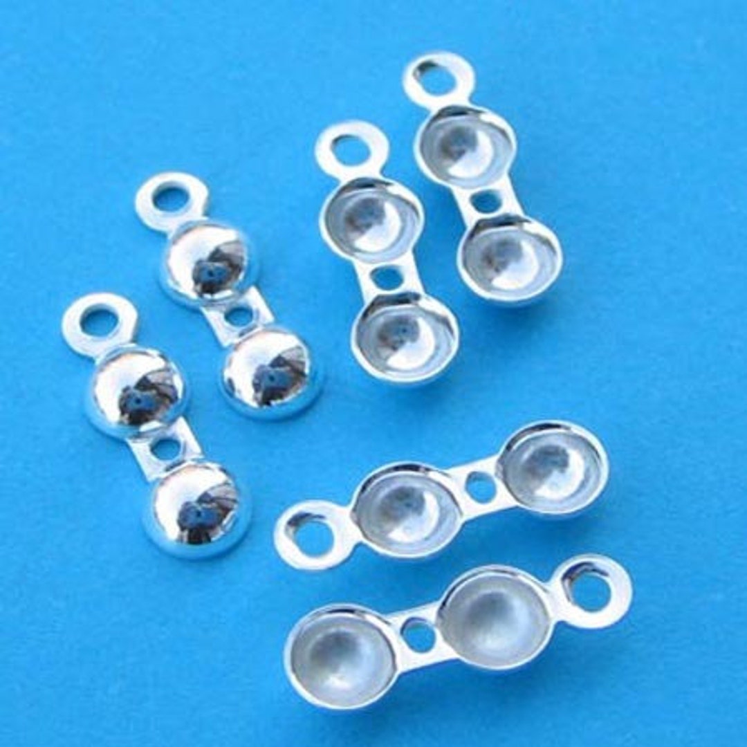 10x Folding Capsules Ring & Thread Hole 925 Silver - Etsy