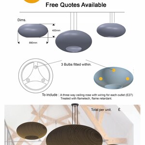 18 Inch Extra Large Recycled Cardboard Sphere Pendant Lampshade - Etsy