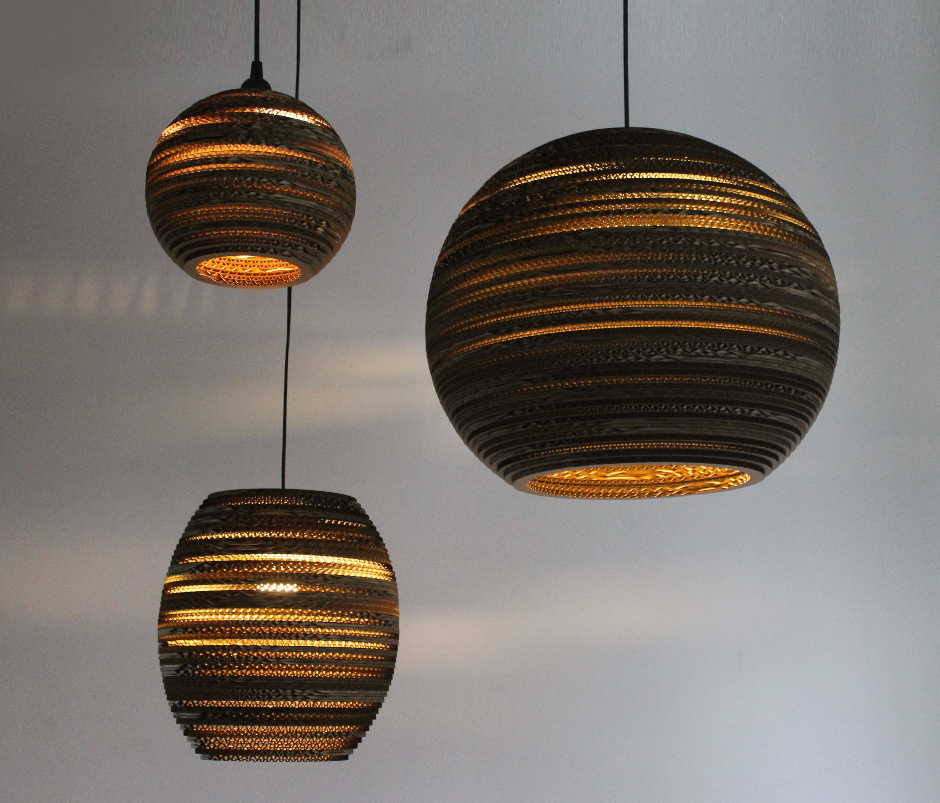 18 Inch Extra Large Recycled Cardboard Sphere Pendant Lampshade - Etsy