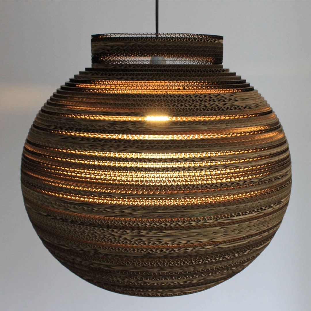 Extra Grande 20 Collared sphere cardboard Pantalla colgante - Etsy España
