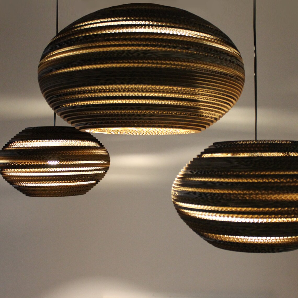 Extra Large 20 Spinning Top Recycled Cardboard Pendant - Etsy