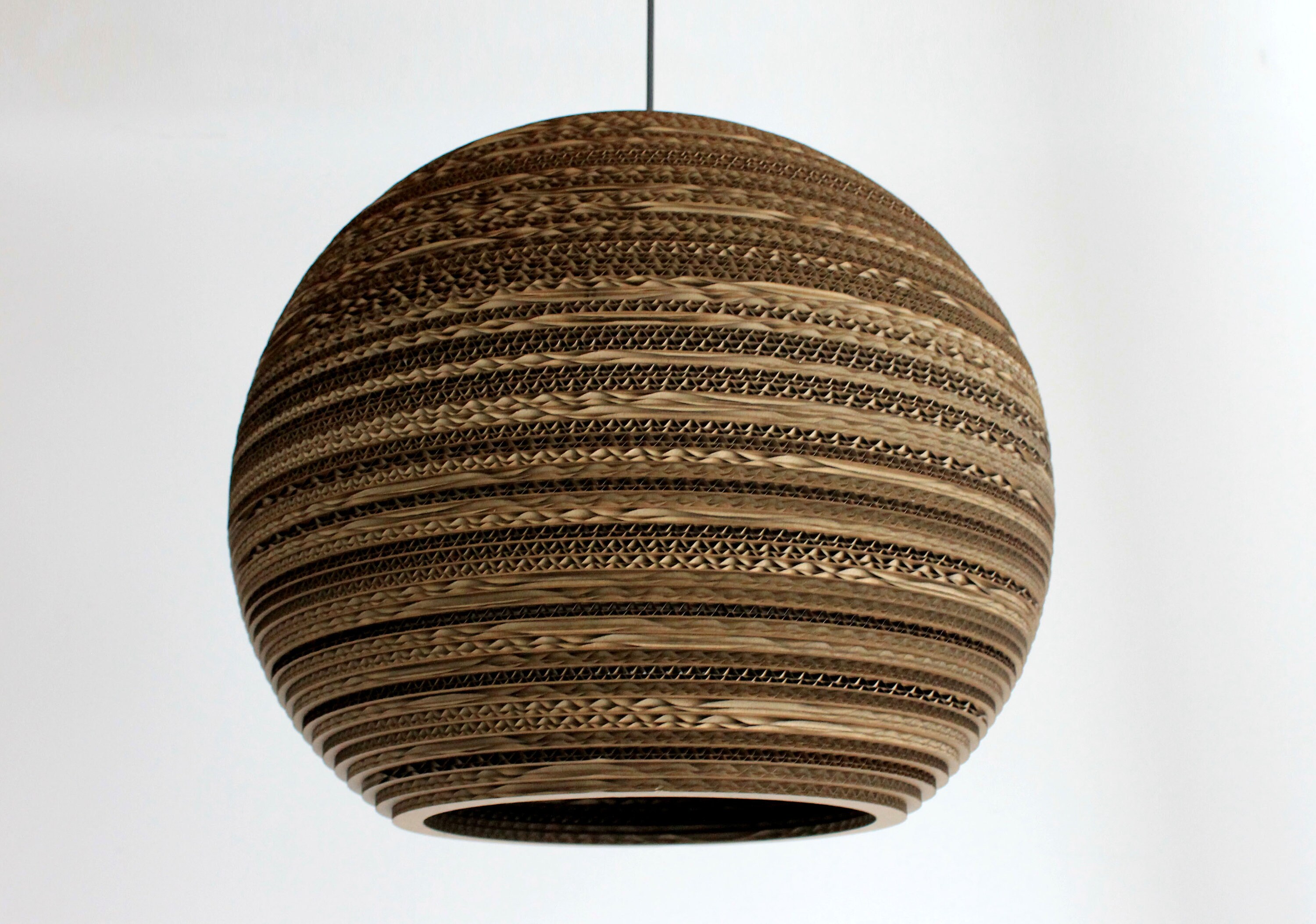 18 Inch Extra Large Recycled Cardboard Sphere Pendant Lampshade - Etsy