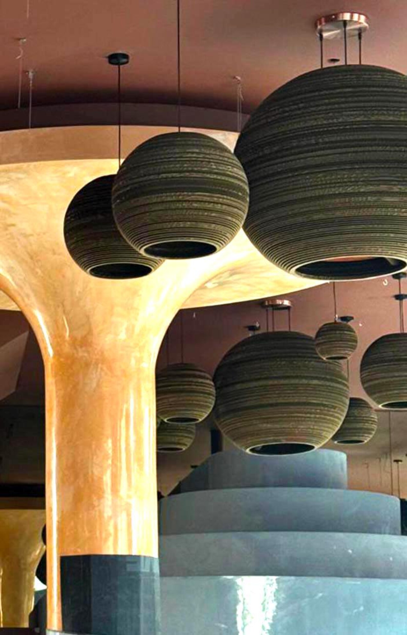 18 Inch Extra Large Recycled Cardboard Sphere Pendant Lampshade - Etsy