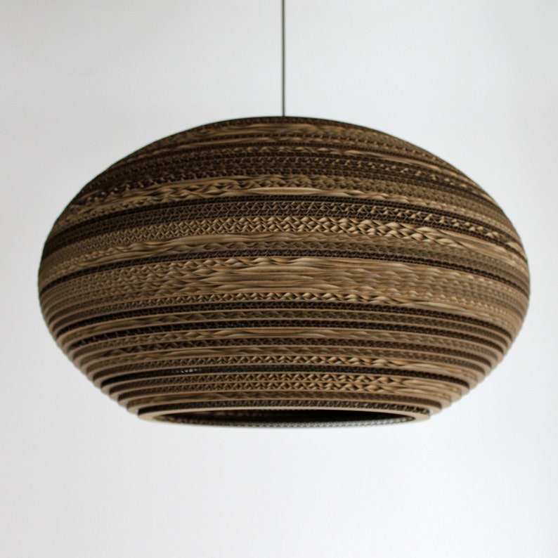 Extra Large 20 Spinning Top Recycled Cardboard Pendant - Etsy