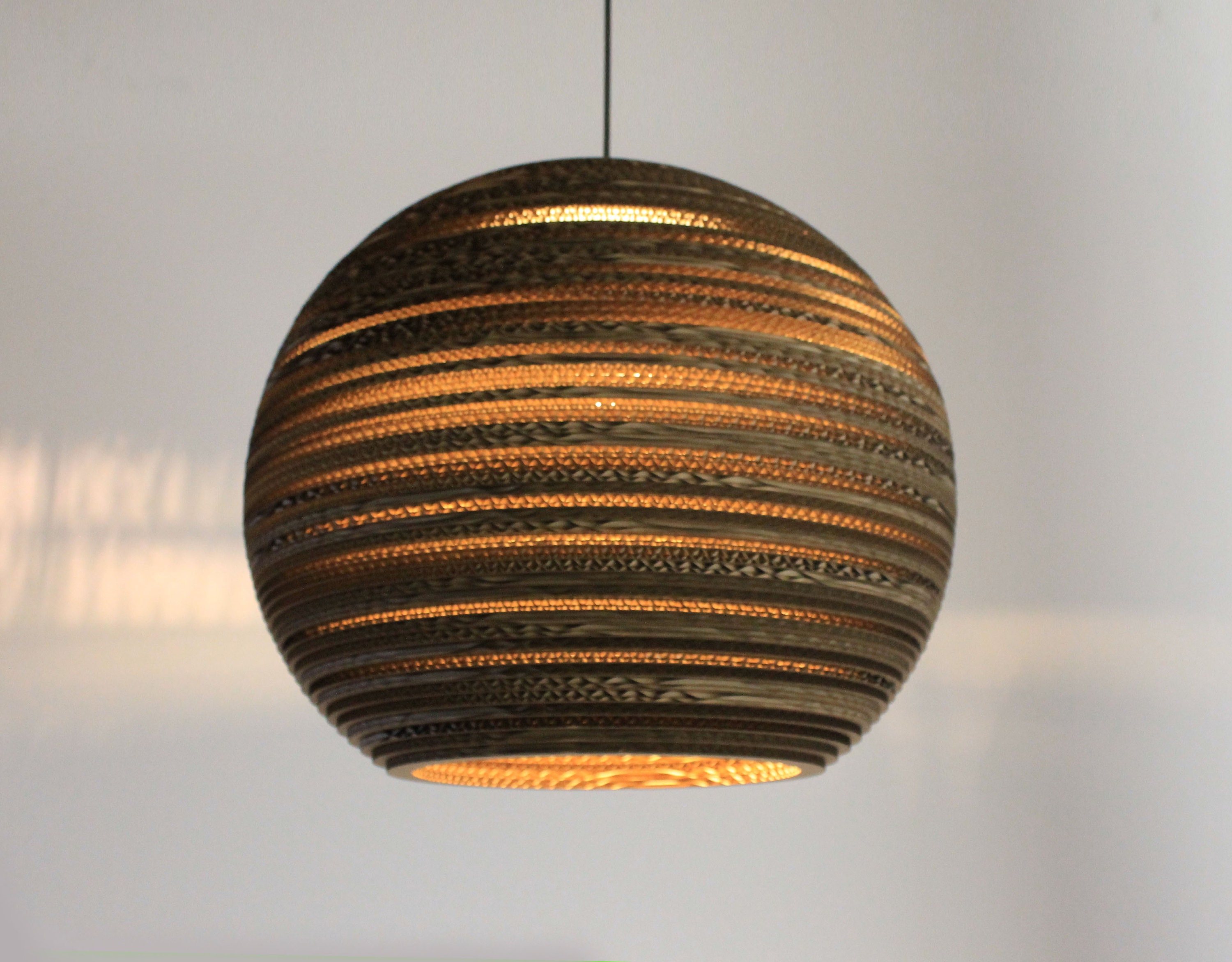 18 Inch Extra Large Recycled Cardboard Sphere Pendant Lampshade - Etsy