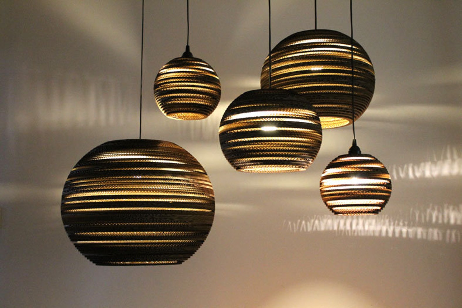 18 Inch Extra Large Recycled Cardboard Sphere Pendant Lampshade - Etsy