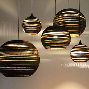 18 Inch Extra Large Recycled Cardboard Sphere Pendant Lampshade - Etsy