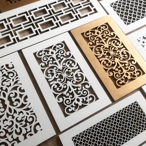 Wooden Grille for Door - Etsy UK