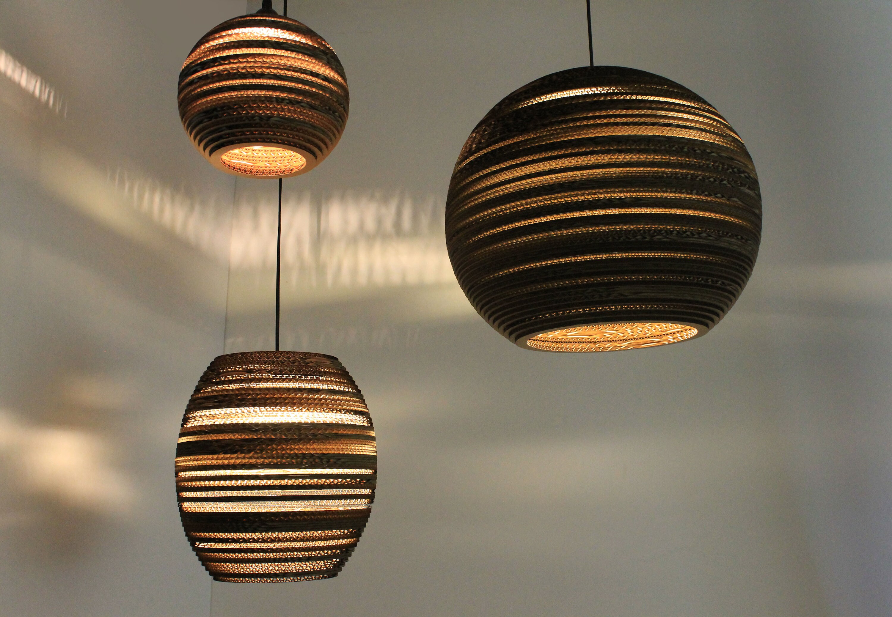 18 Inch Extra Large Recycled Cardboard Sphere Pendant Lampshade - Etsy