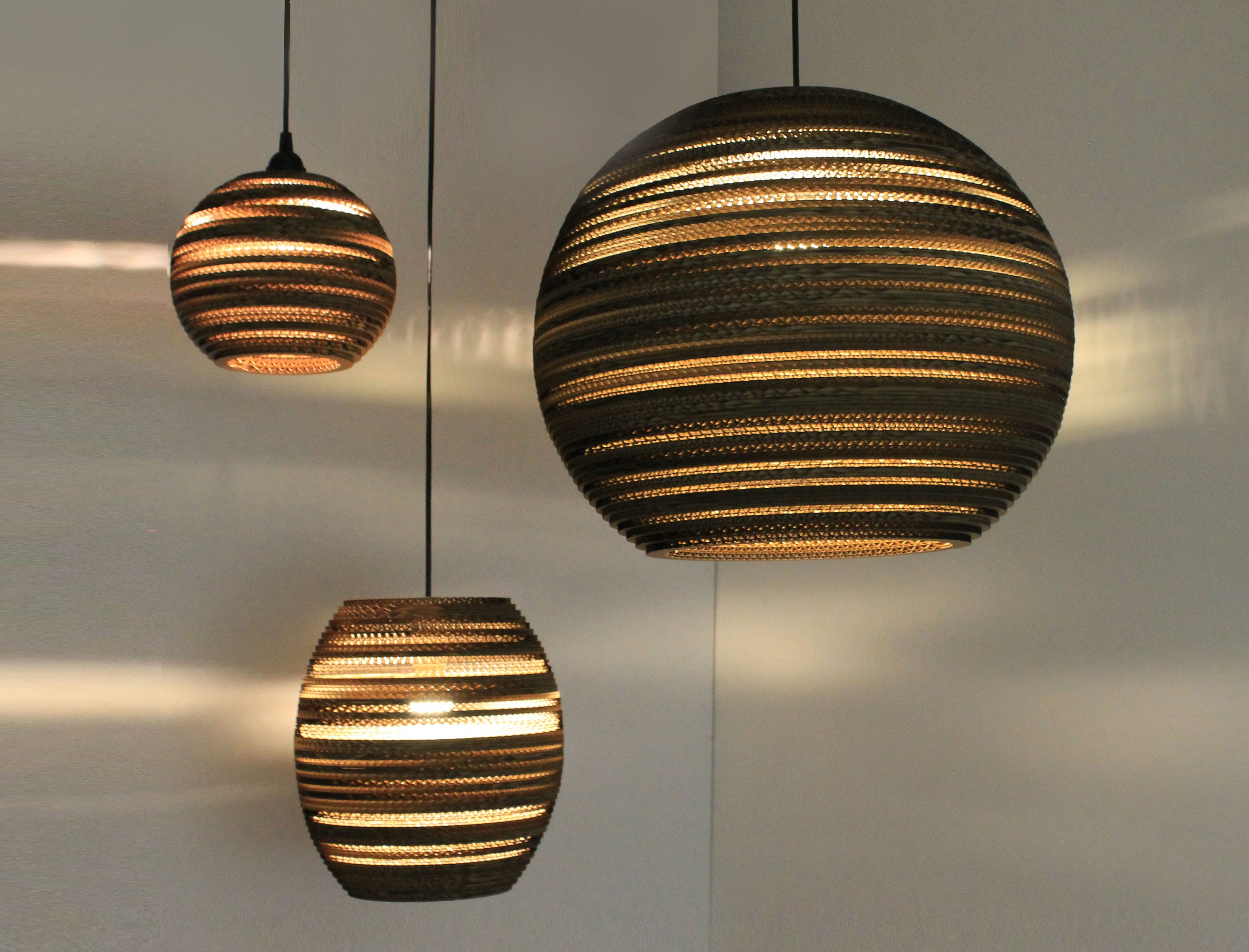 18 Inch Extra Large Recycled Cardboard Sphere Pendant Lampshade - Etsy