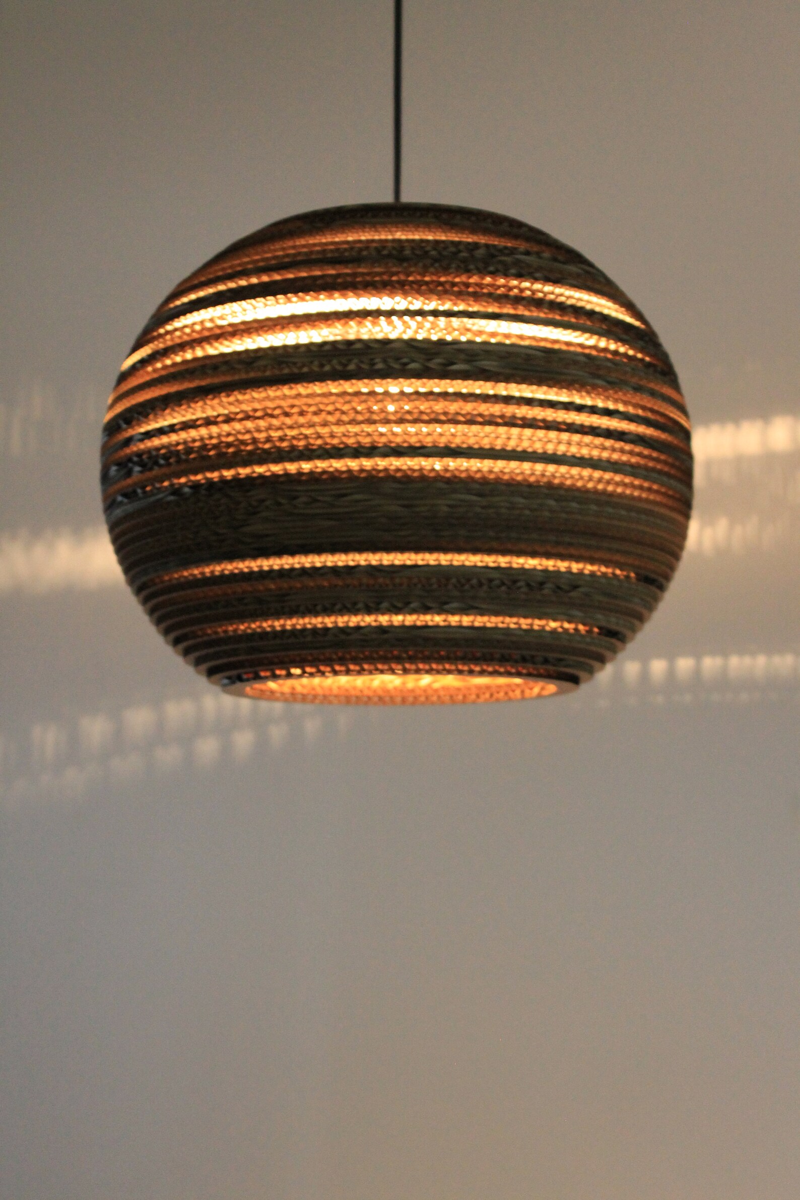 Medium Sphere Cardboard Lampshade - Etsy