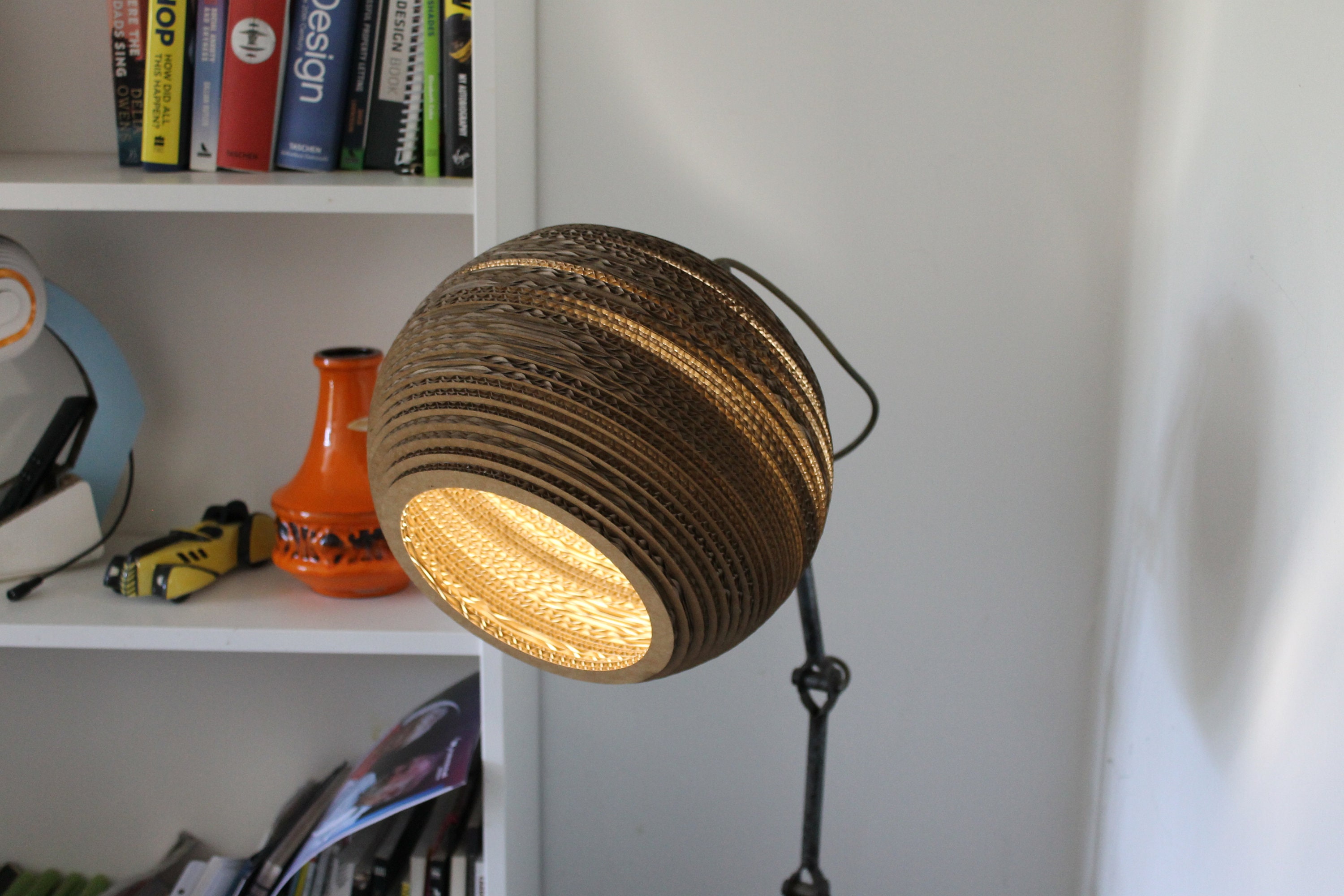Medium Sphere Cardboard Lampshade - Etsy