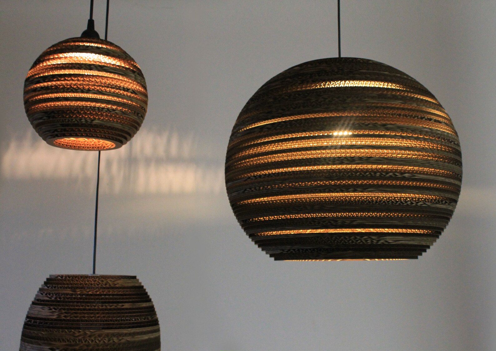 18 Inch Extra Large Recycled Cardboard Sphere Pendant Lampshade - Etsy