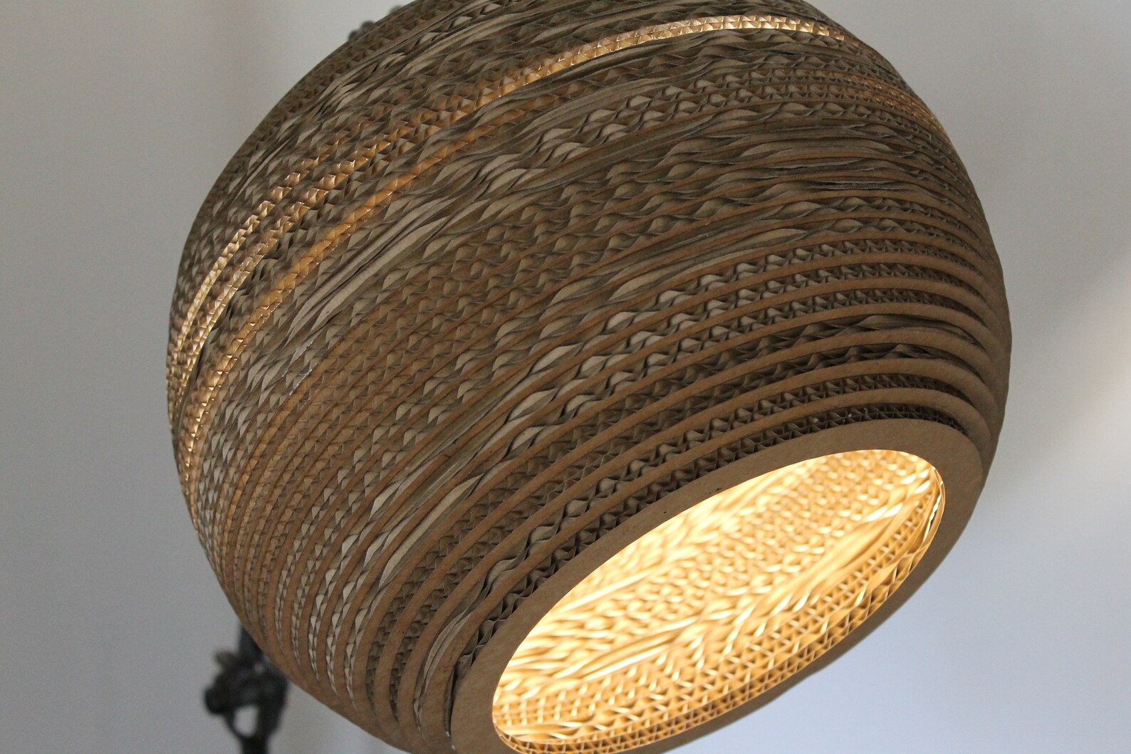 Medium Sphere Cardboard Lampshade | Etsy
