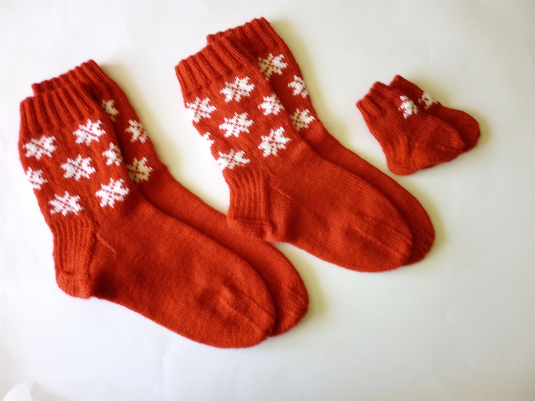 Family Matching.family Socks. Three Pairs of Socks. for Dad, Mom and ...