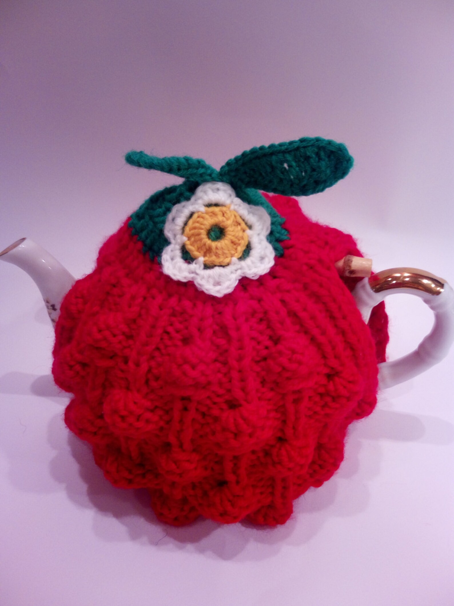 Teapot Cozy Teapot Warmer Hand Knit. Tea Lover Gift Idea for - Etsy