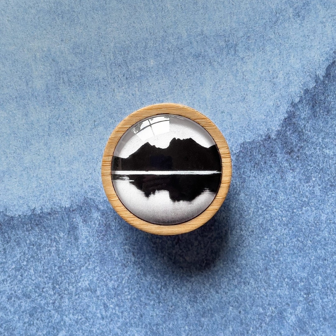 Cradle Mountain Wooden Pin/ Brooch - Celebrating Tasmania's Unique ...