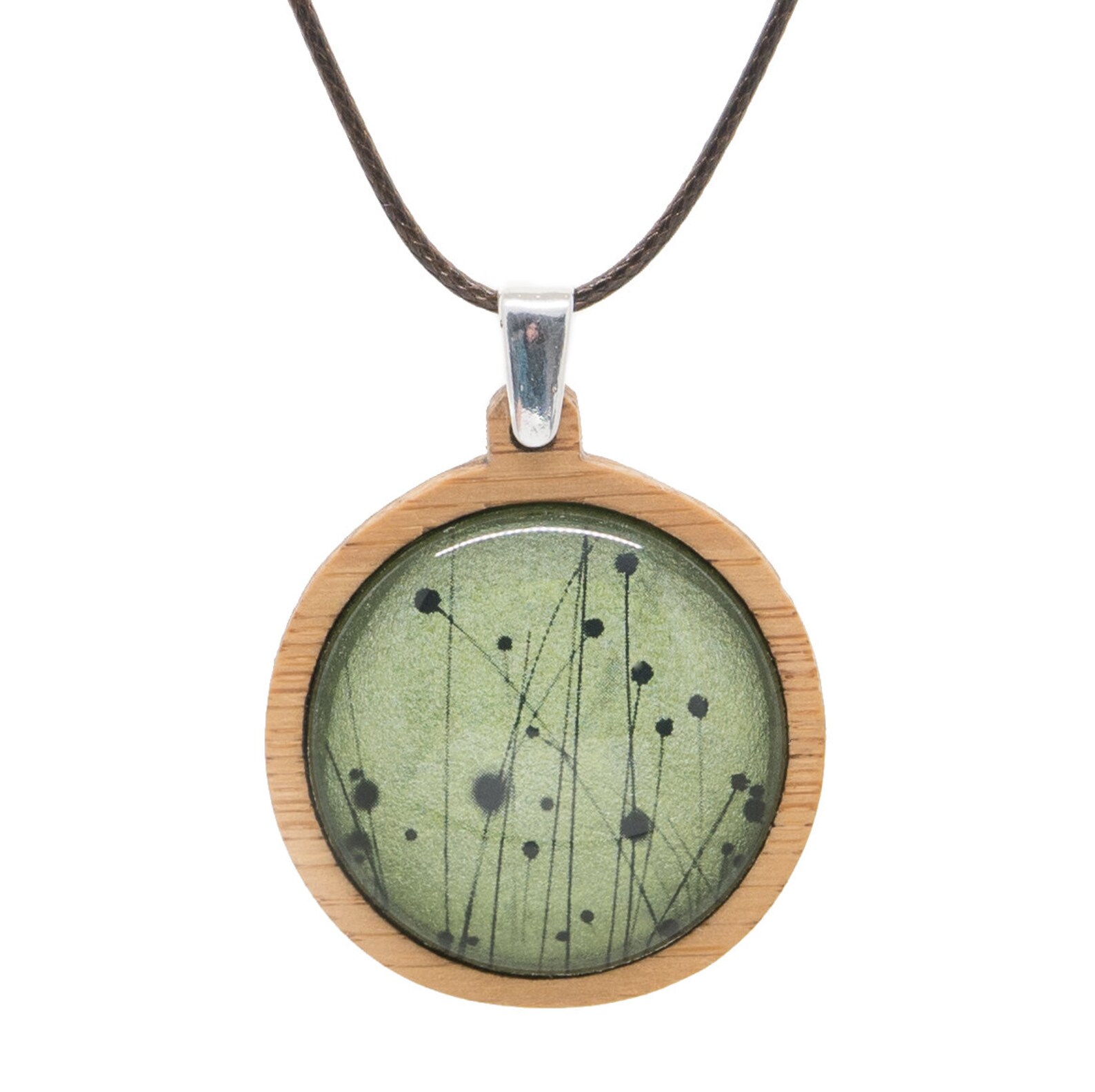 Wooden Botanical Pendant - Australian Flora - Nature Jewelry ...