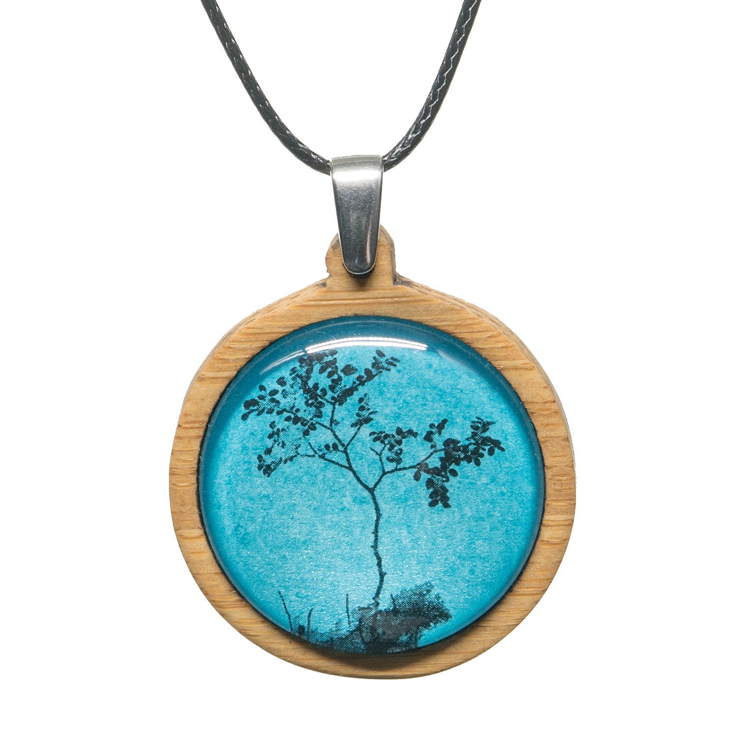 Tree of Life Pendant - Woodland Necklace - Forest Necklace - Green ...
