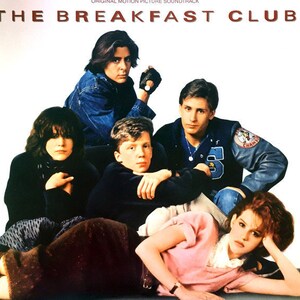 Vintage Vinyl the Breakfast Club 80's Movie Soundtrack Pop Rock ...
