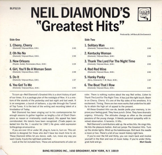 Grandes éxitos De Neil Diamond