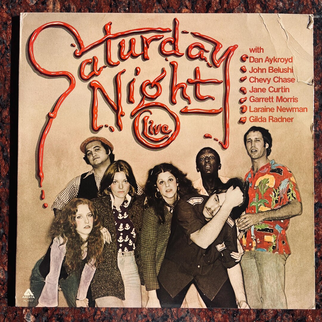Vintage Vinyl Saturday Night Live Original Cast SNL First Season 70s Gilda Radner Comedy Album ...