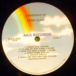 Vintage Vinyl Patsy Cline - A Portrait of Patsy Cline 60's Country ...