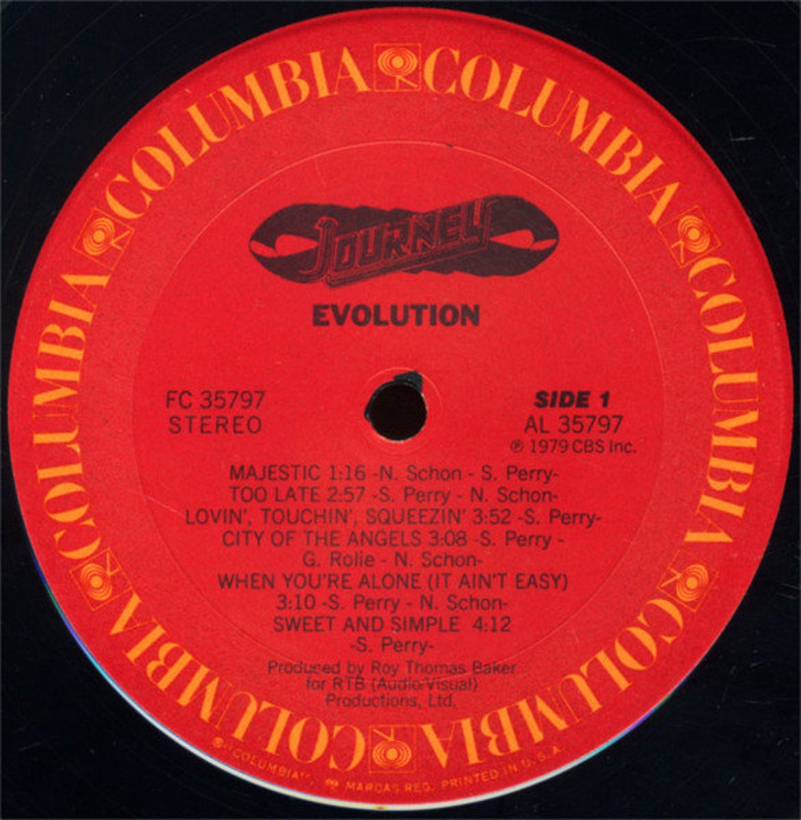 Vintage Vinyl Journey – Evolution 70's Arena Rock Pop First Press LP ...