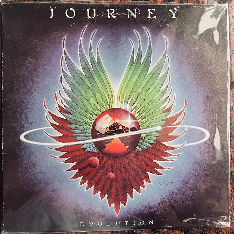Vintage Vinyl Journey – Evolution 70's Arena Rock Pop First Press LP ...
