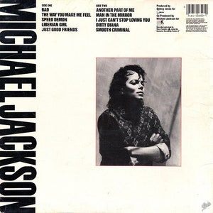 Vintage Vinyl Michael Jackson - 80's Pop Rock Funk First Press LP ...