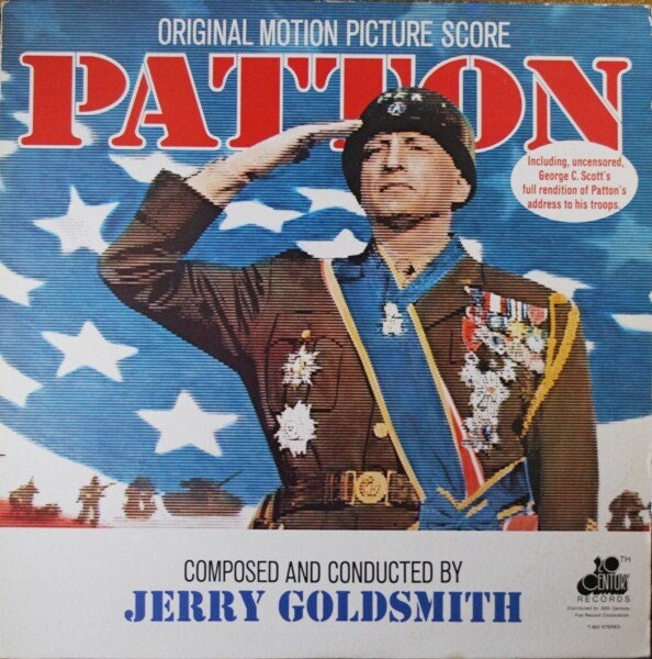 Vintage Vinyl Patton 70's WWII War Movie Soundtrack Military History ...