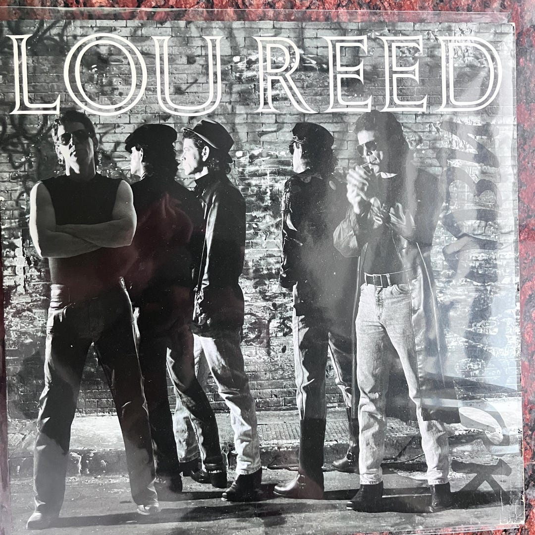 Vintage Vinyl Lou Reed – New York 80s Classic Rock LP Record - Etsy